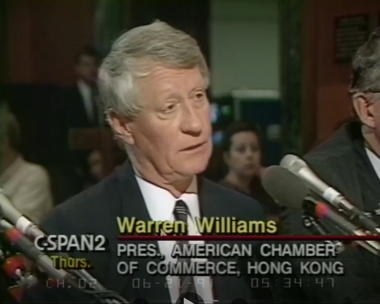 In Memory of AmCham Past Chairman Bud Williams | The American Chamber ...